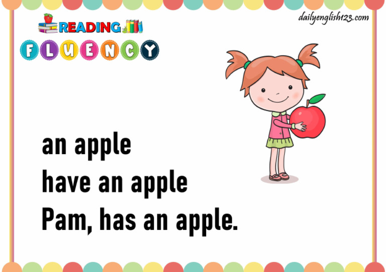 Reading Fluency 2 | PDF
