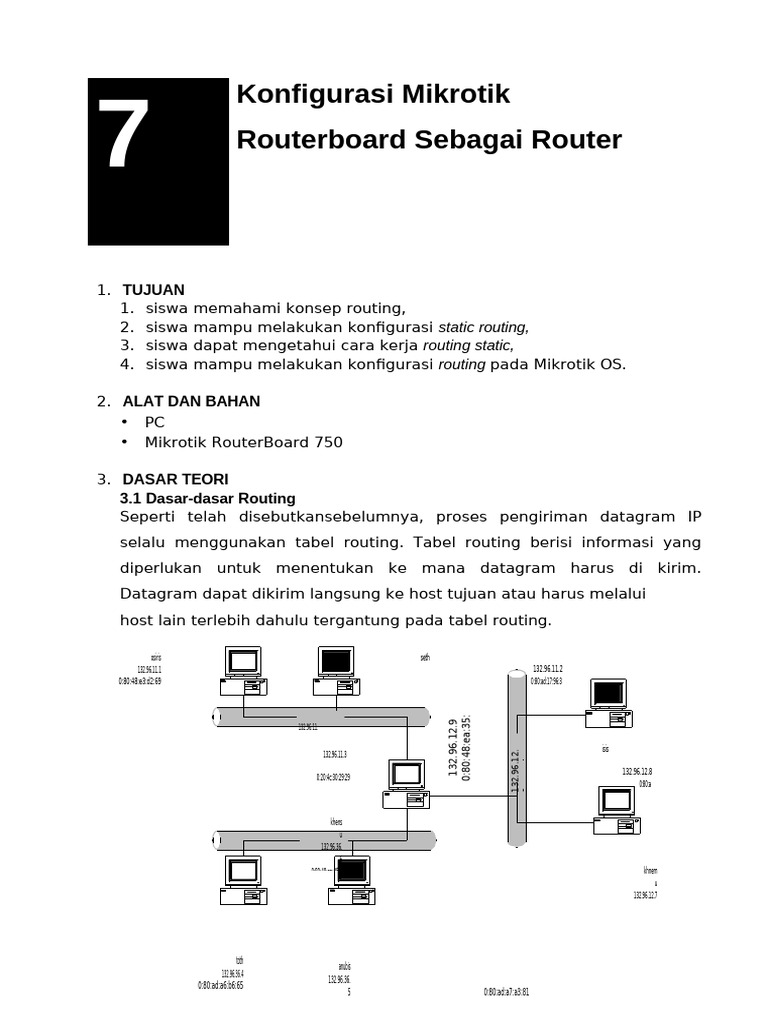 modul mikrotik | PDF