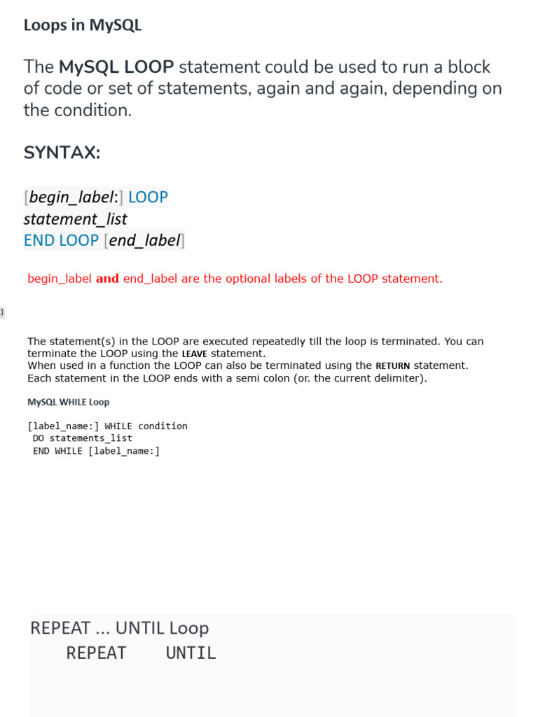 Loops and Exception Handling | PDF | Computers