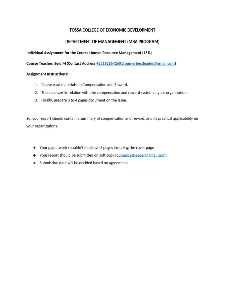 Individual Assignment | PDF