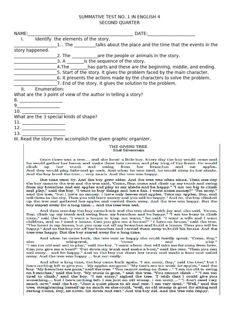st1 English 2nd Quarter | PDF