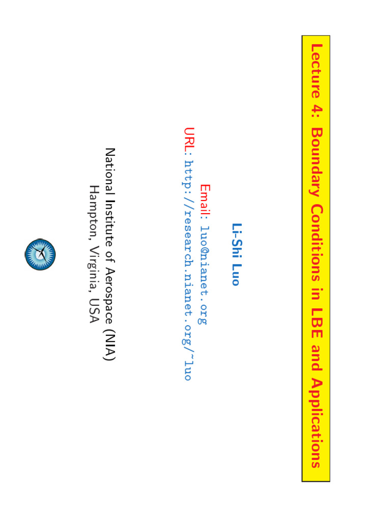 4-Boundary Conditions in LBE and Applications | PDF | Computational Fluid Dynamics | Equations