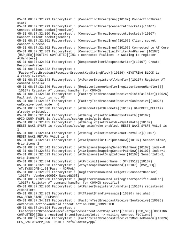 First Boot Log | PDF | Computing | Software