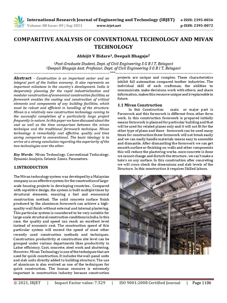 Irjet Comparitive Analysis of Convention | PDF | Concrete | Civil ... Irjet Comparitive Analysis of Convention | PDF | Concrete | Civil ...