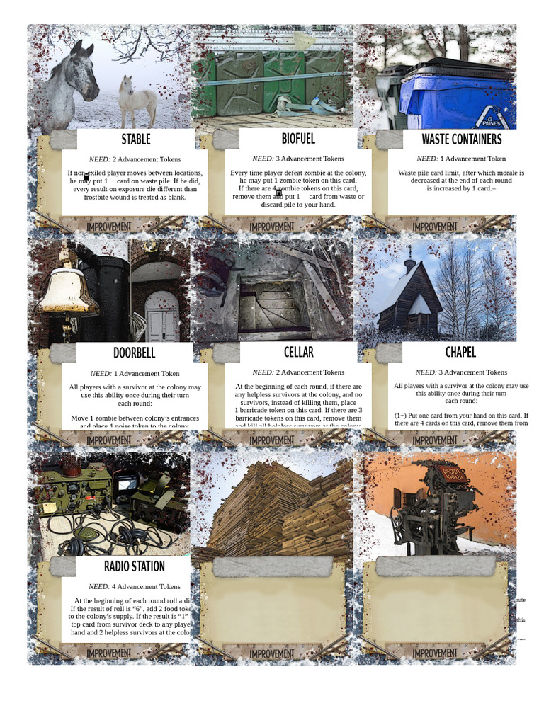 Dead_of_Winter_-_Improvement_Cards_-_part_2_(v2) | PDF | Playing Cards ...