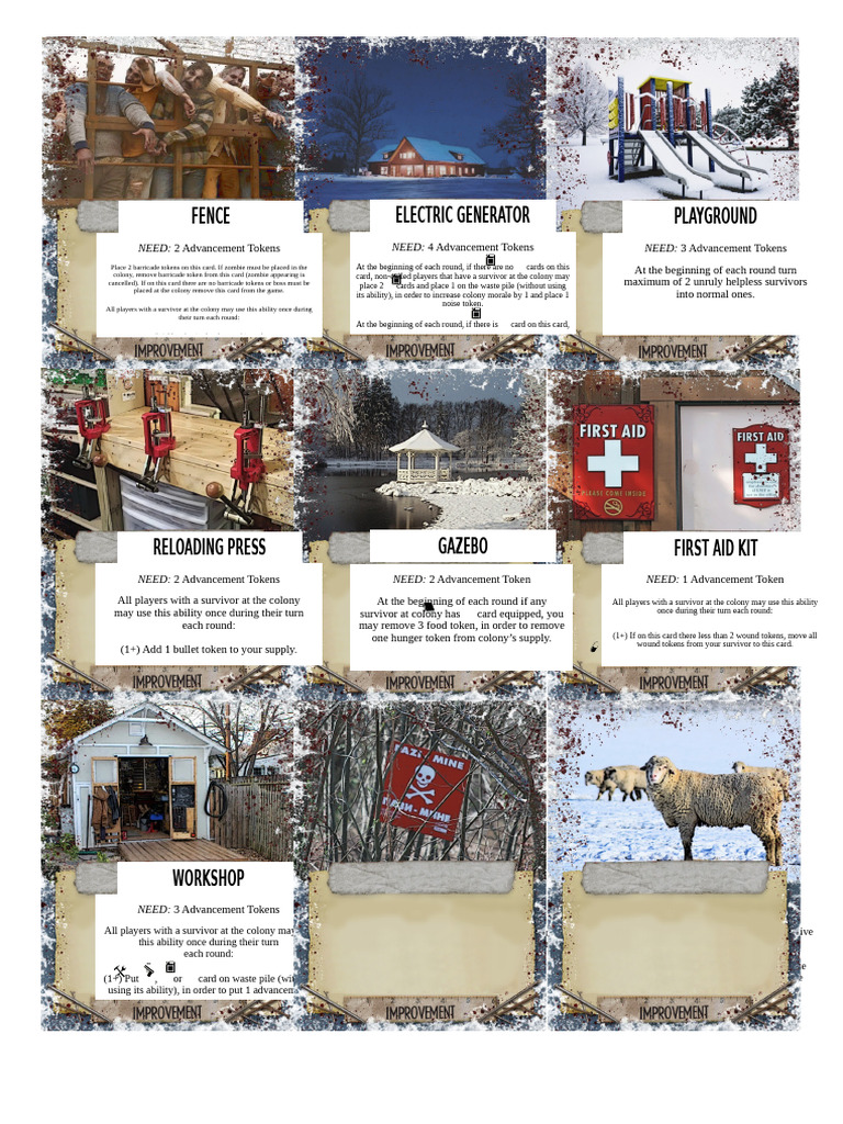 Dead_of_Winter_-_Improvement_Cards_-_part_1_(v2) (1) | PDF | Gaming ...