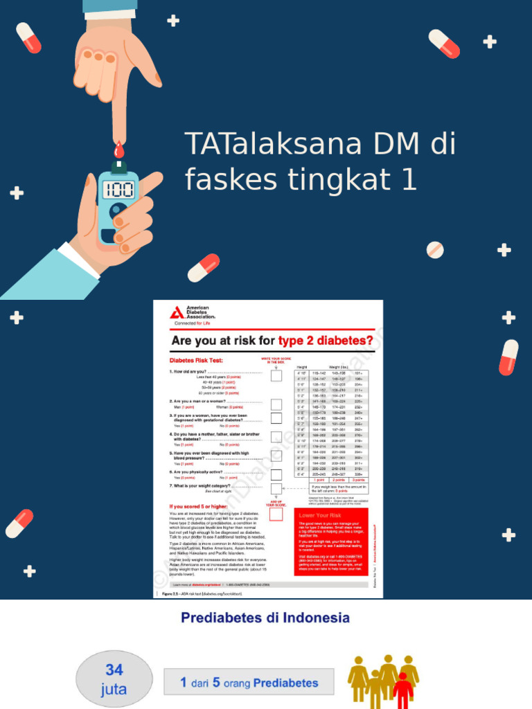 Tatalaksana DM Di Faskes 1 | PDF | Diabetes | Medical Specialties