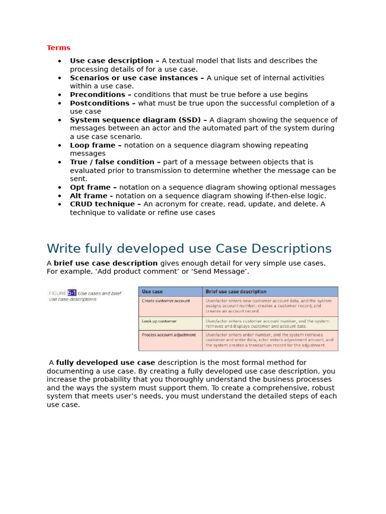 Chapter 5 revision | PDF | Use Case | Software Development