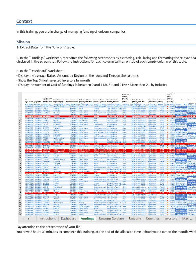 Case 02 - T2 - G3 - Correction 2 | PDF | Investing