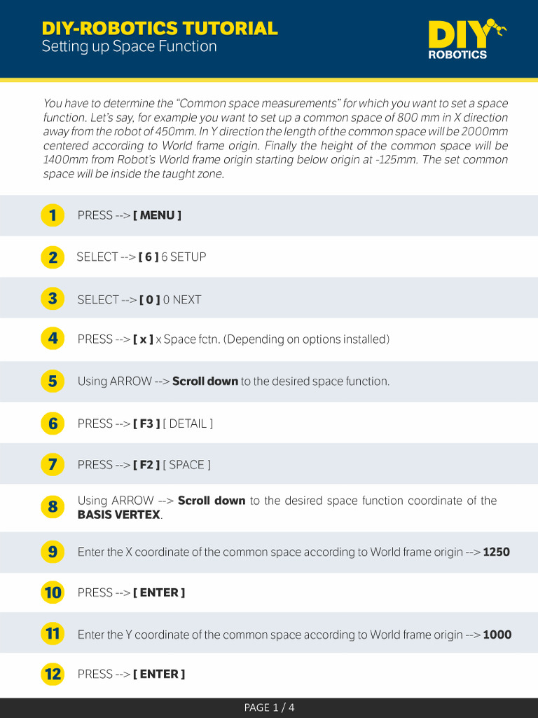 Setting Up Space Function PDF | PDF