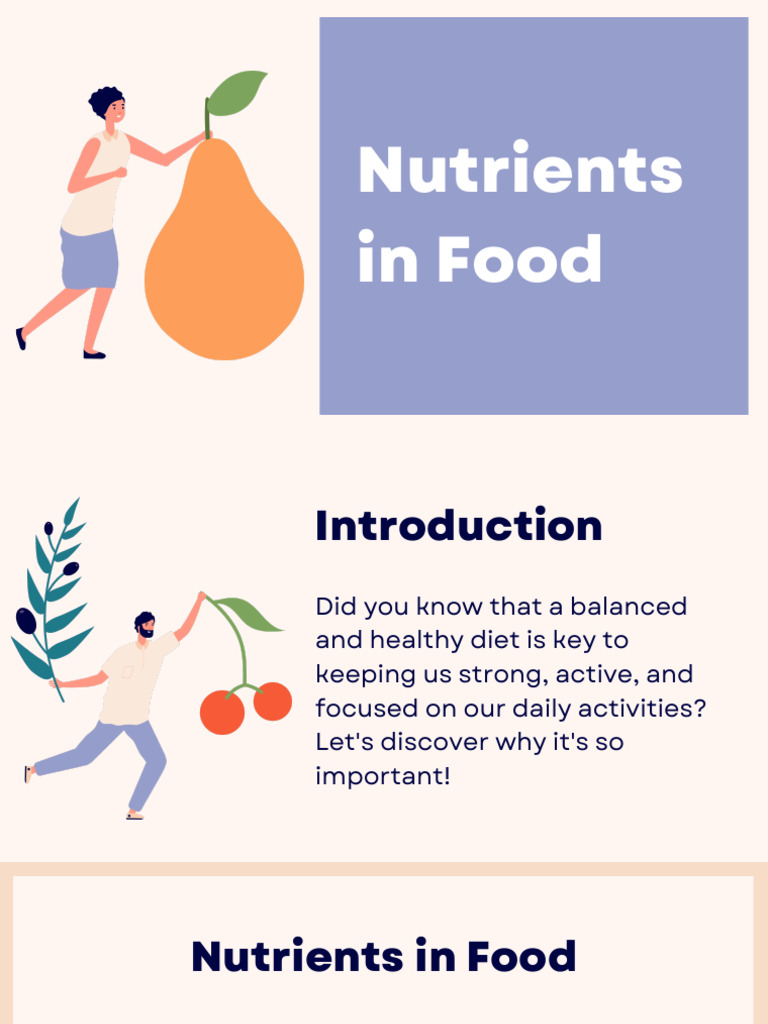 Nutrients | PDF | Foods | Nutrients