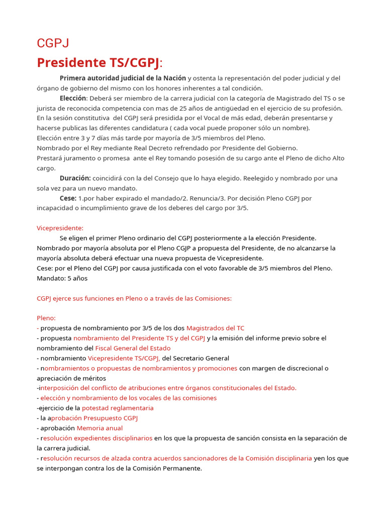 CGPJ Esquema | PDF | Ley Pública | Gobierno