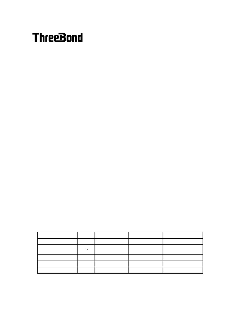 Threebond 1184 | PDF | Liquids | Materials