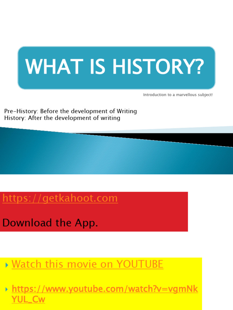 What is History | PDF