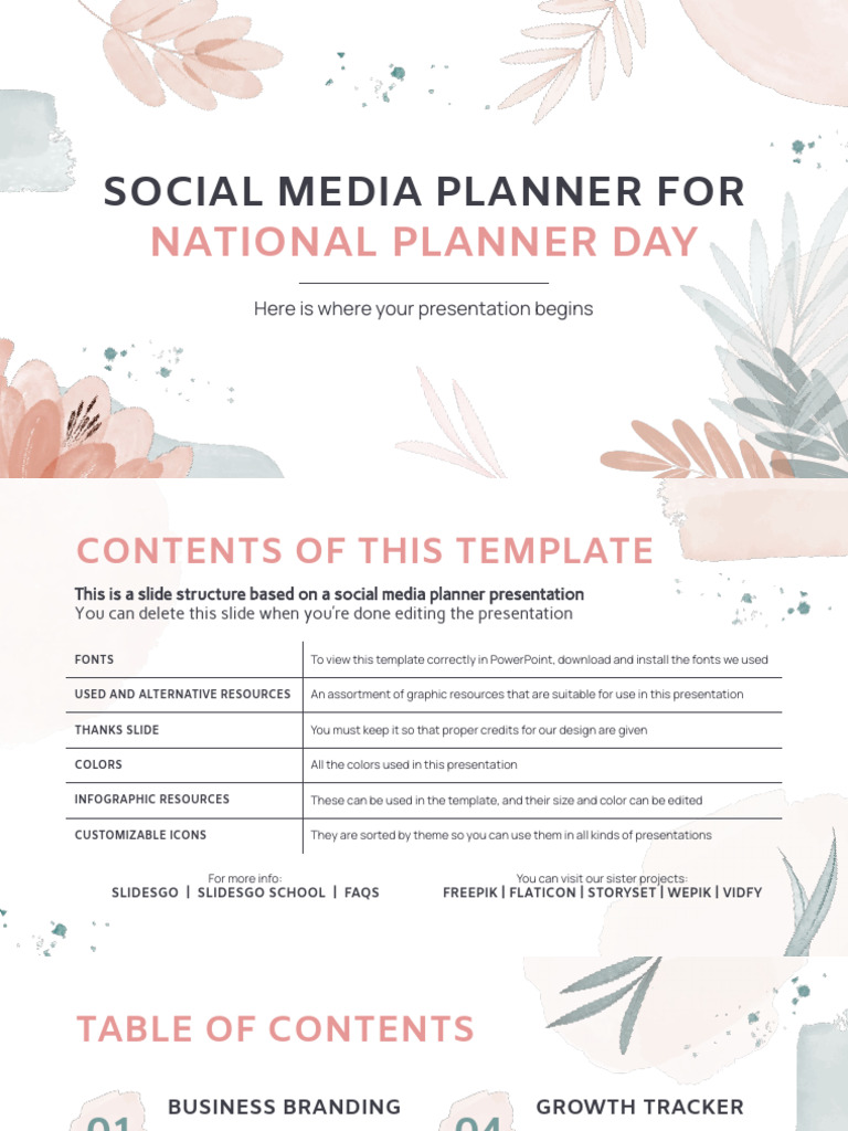 National Planner Day Presentation Template | PDF | Planets | Planets In ...
