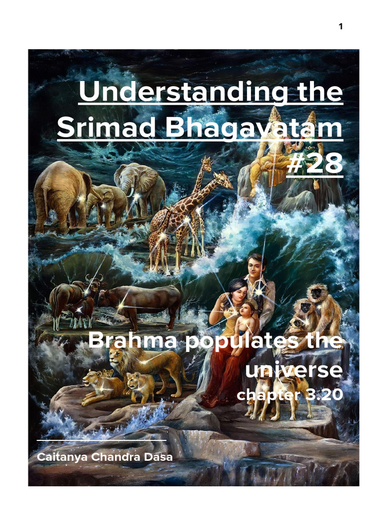 Understanding The Srimad Bhagavatam #28 | PDF | Soul | Hindu Mythology