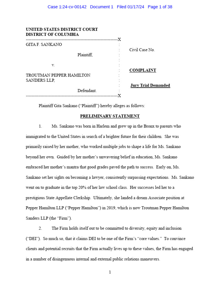 Sankano Federal Complaint | PDF | Justice | Crime & Violence