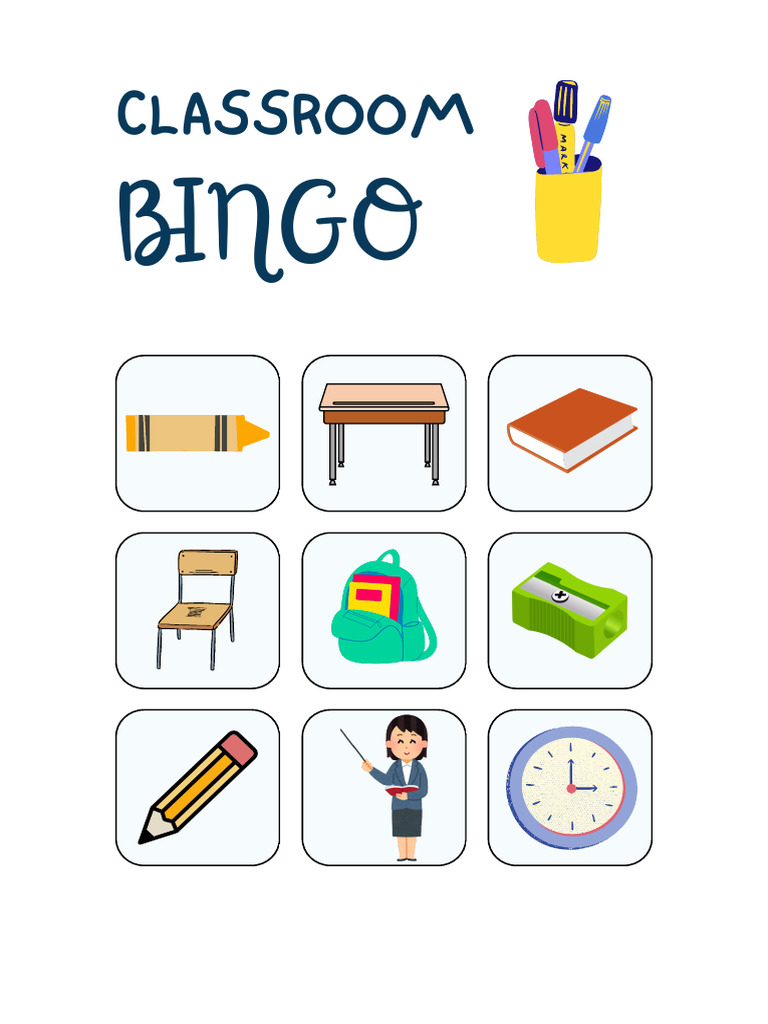 Bingo class material template 3 | PDF