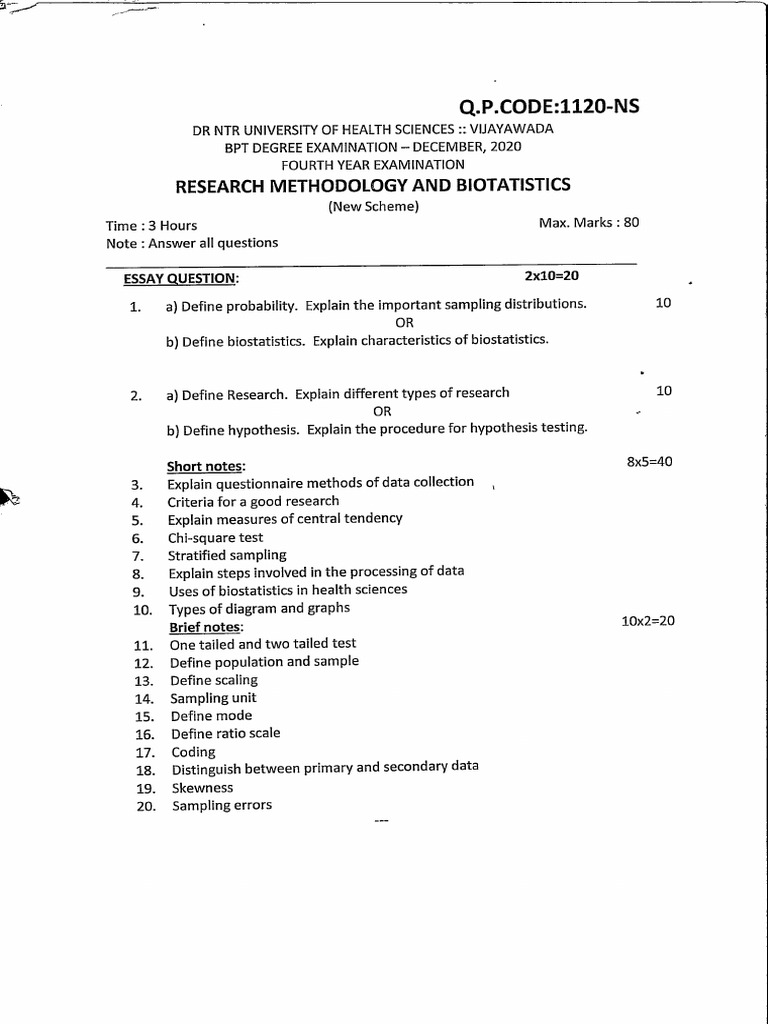 RESEARCH METHODOLOGY Previous Papers | PDF
