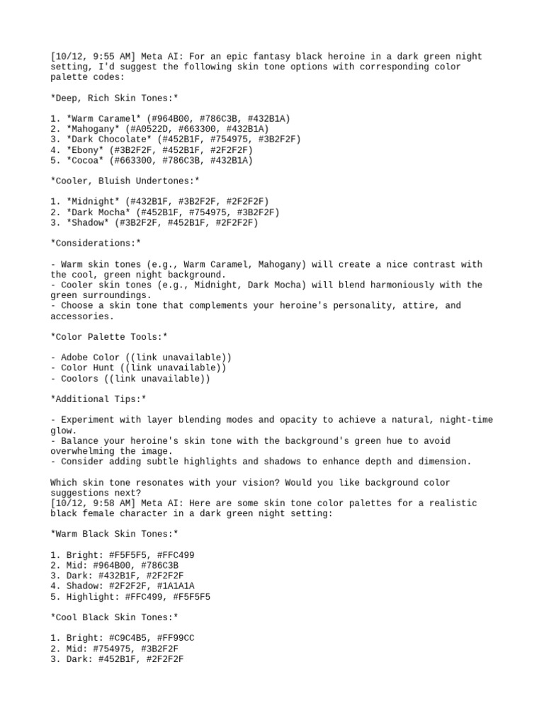 The African Color Palettes | PDF