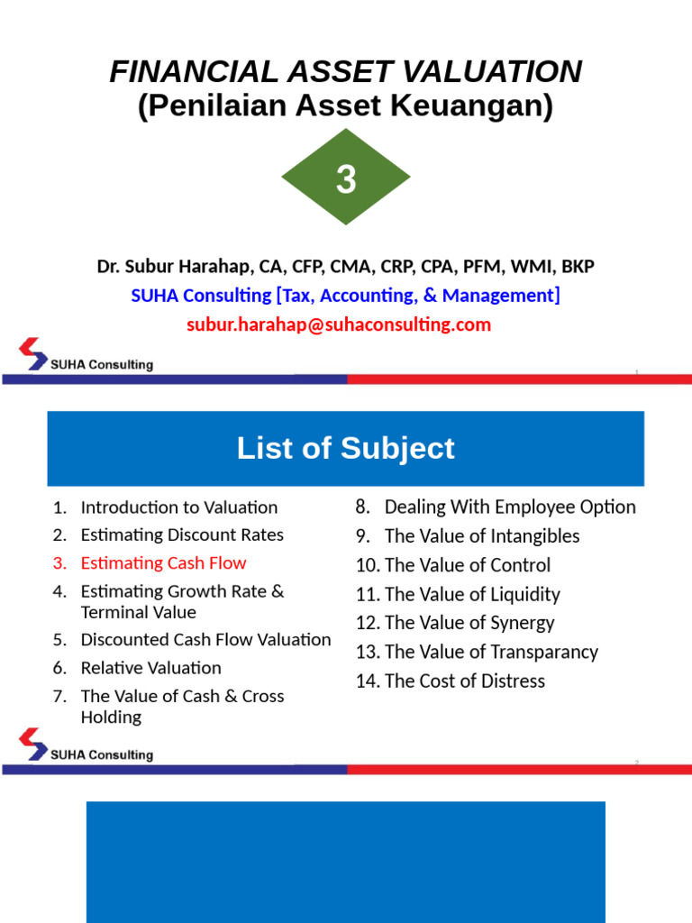 Financial Asset Valuation Guide | PDF | Expense | Valuation (Finance)