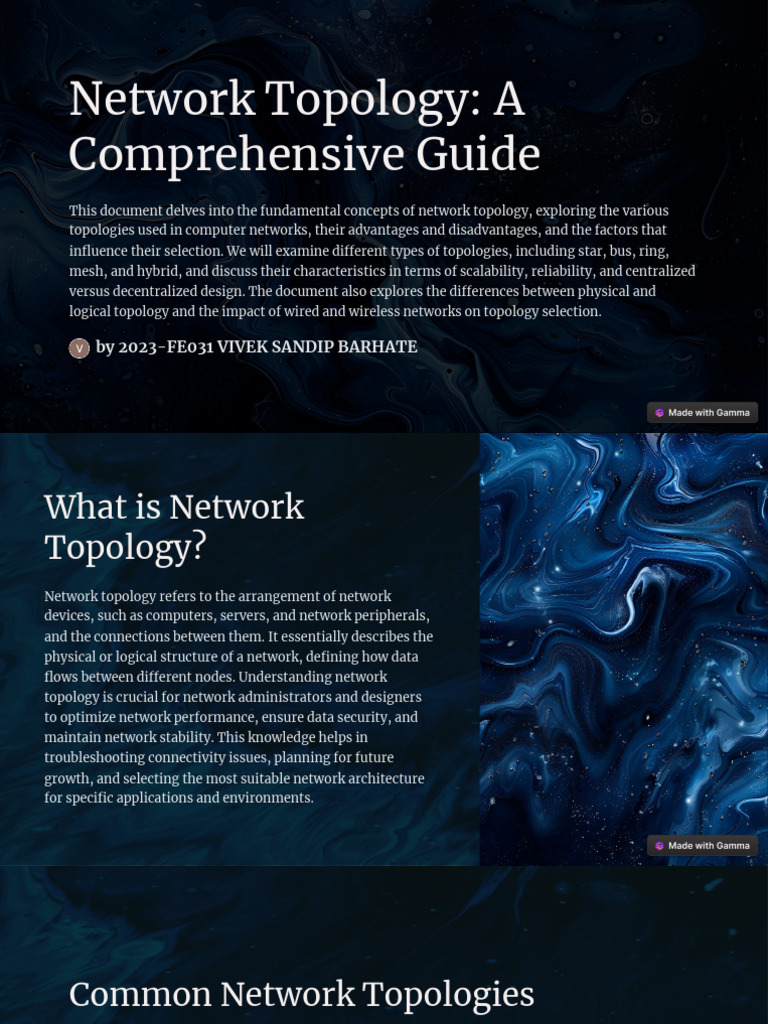 Network Topology A Comprehensive Guide | PDF | Network Topology ...