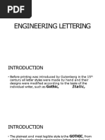 Engineering Lettering Practice Plates | PDF