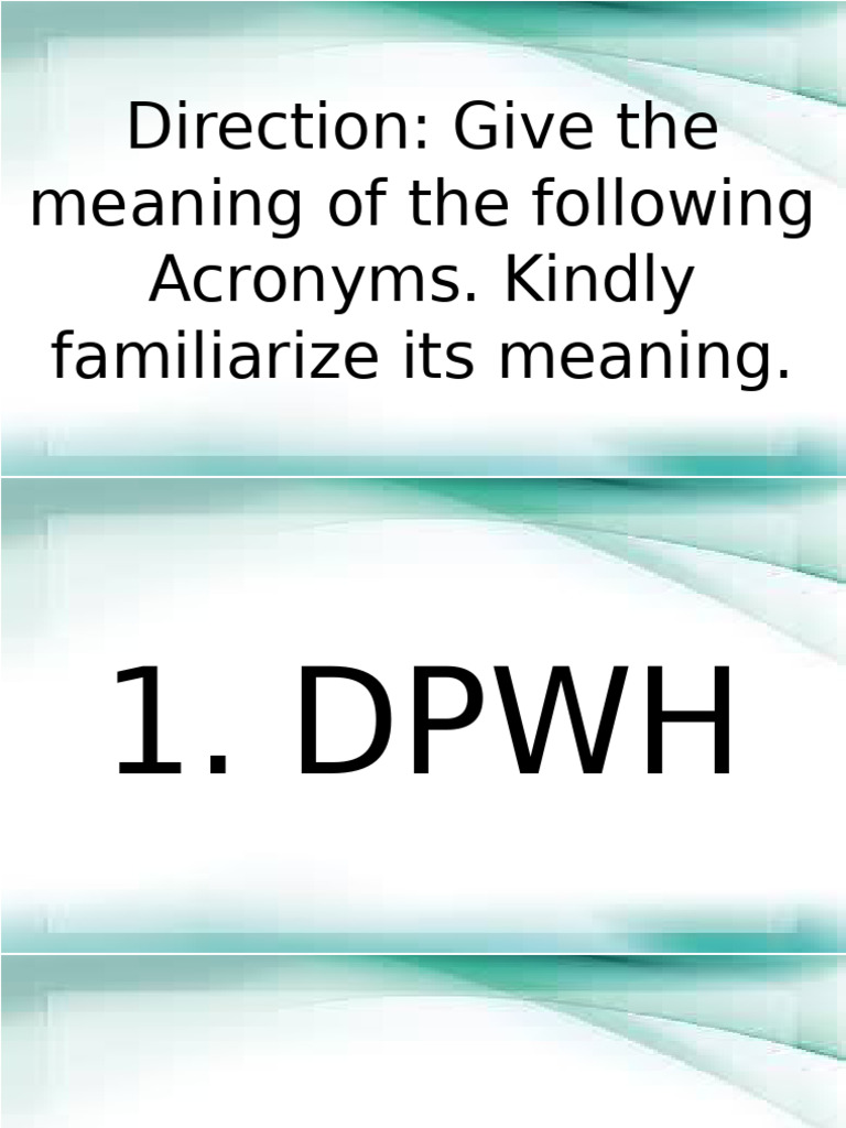 Q1 English 10 (Acronym and Abbreviation) | PDF