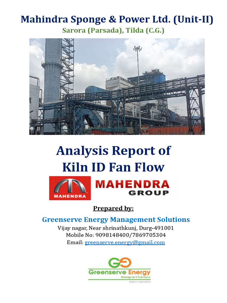 ID Fan Performance Report of (MSPL-U-II) | PDF | Pressure | Flow Measurement
