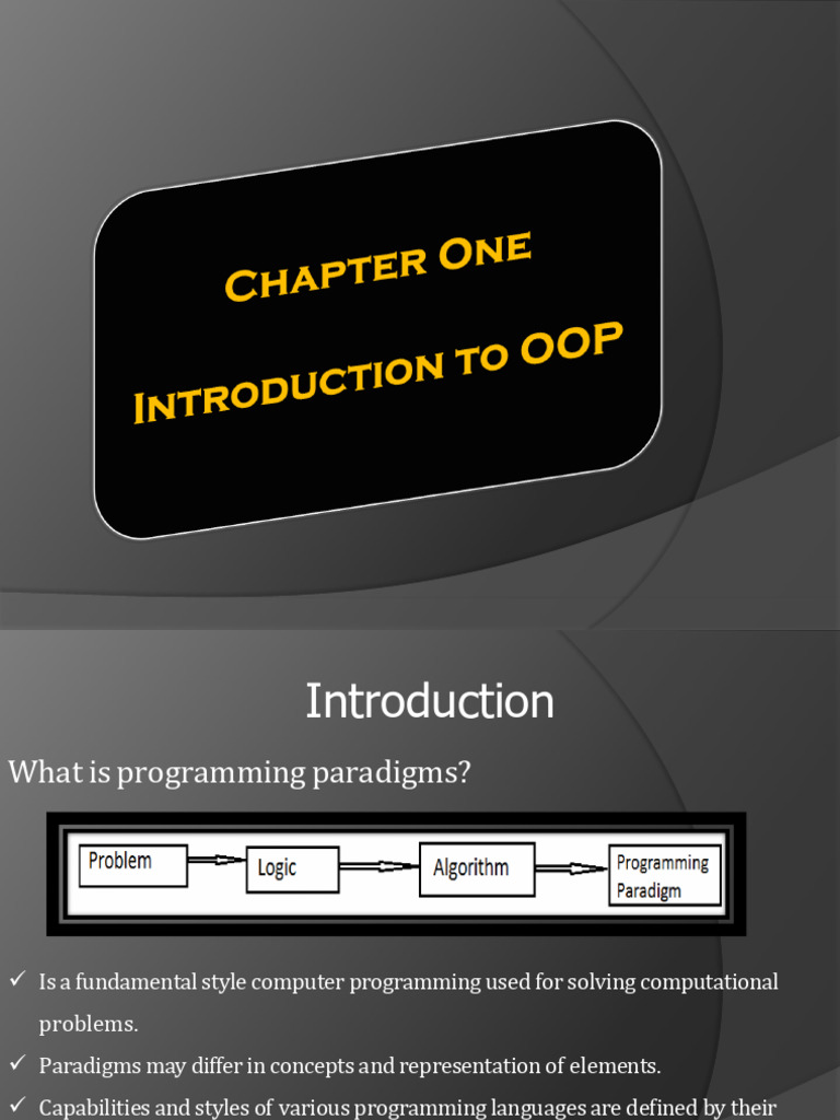 edited chapter 1 | PDF | Method (Computer Programming) | Reserved Word
