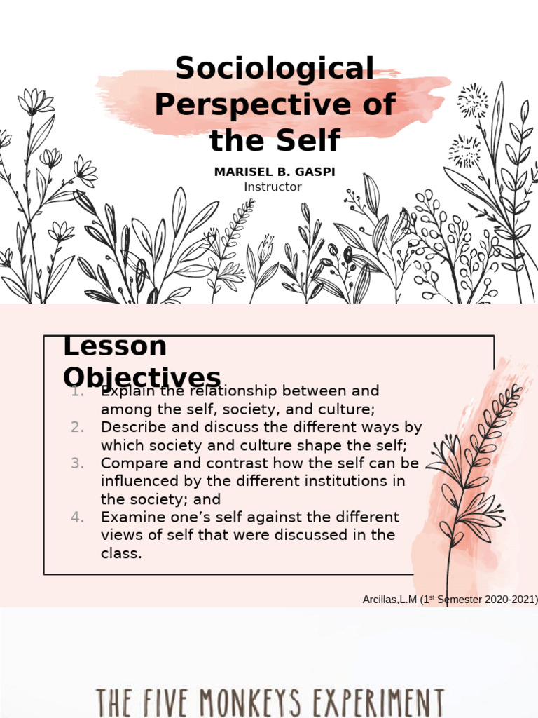 Chapter 1.2 Sociological Perspective | PDF | Scientific Theories | Cognition