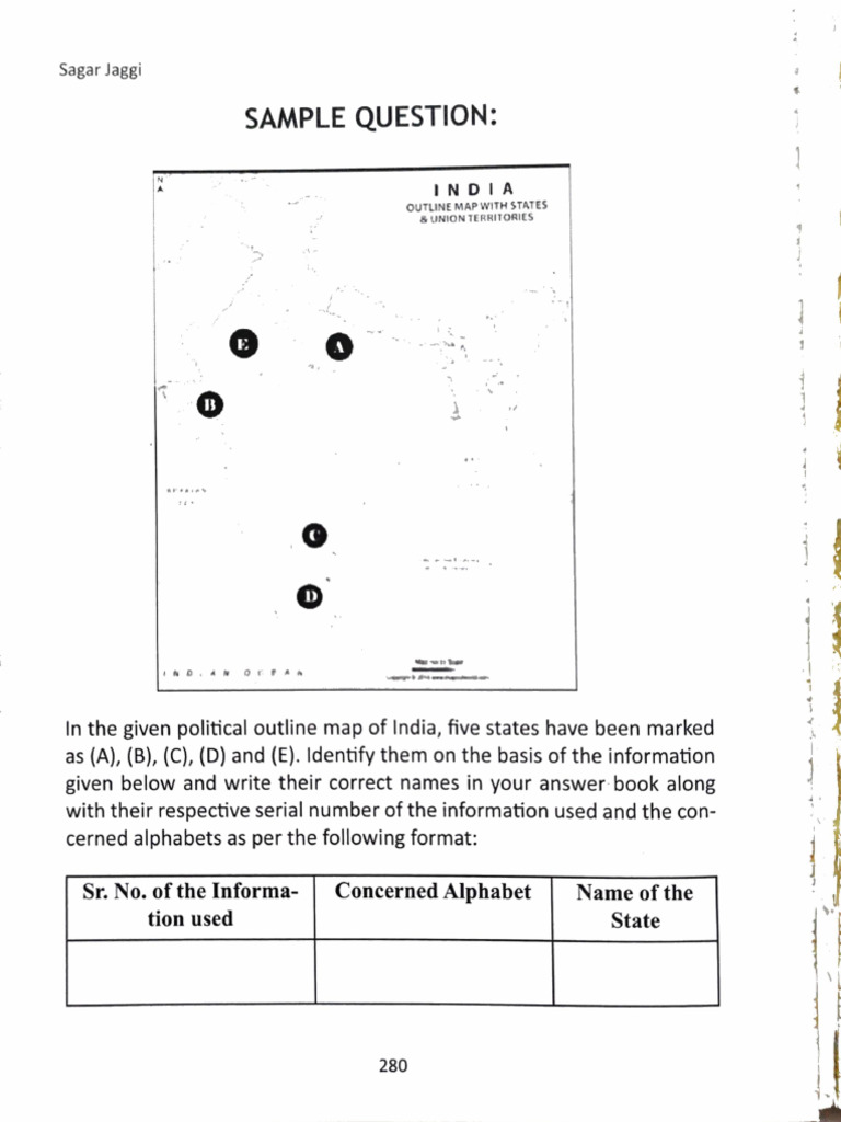 Map Related Questions | PDF