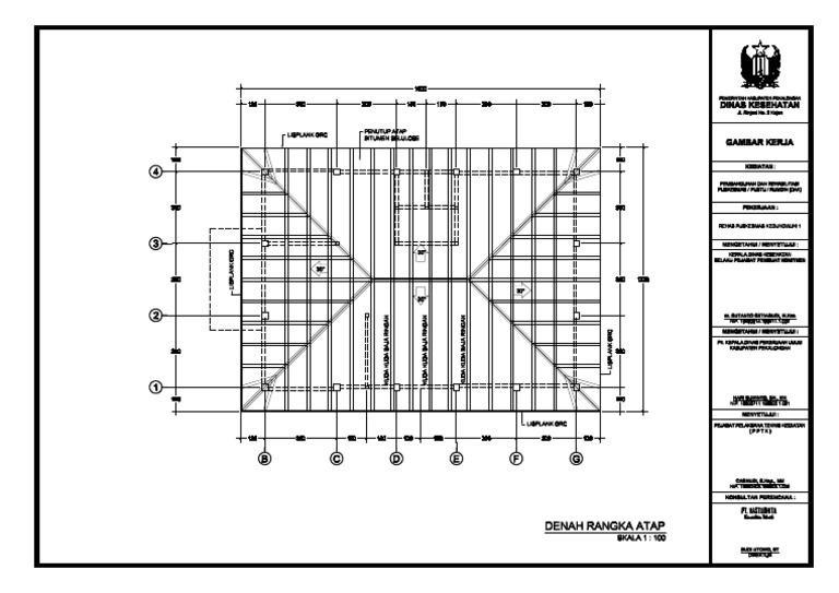 Denah Rangka Atap | PDF