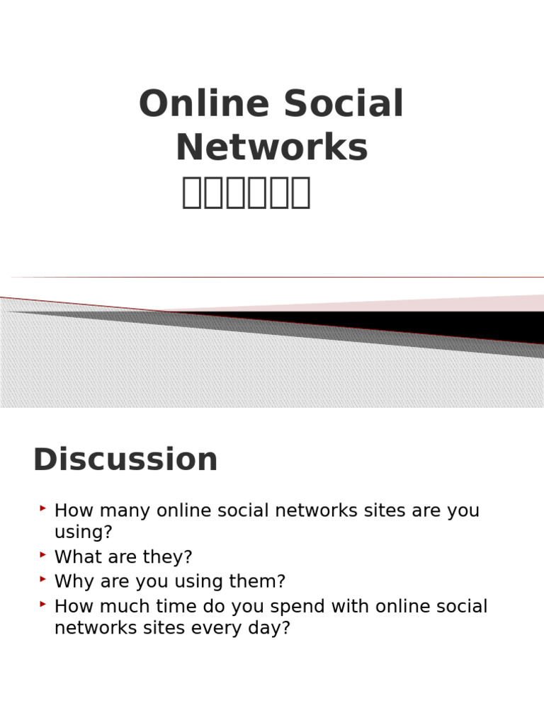 W11 Social Networks | PDF | We Chat | Facebook