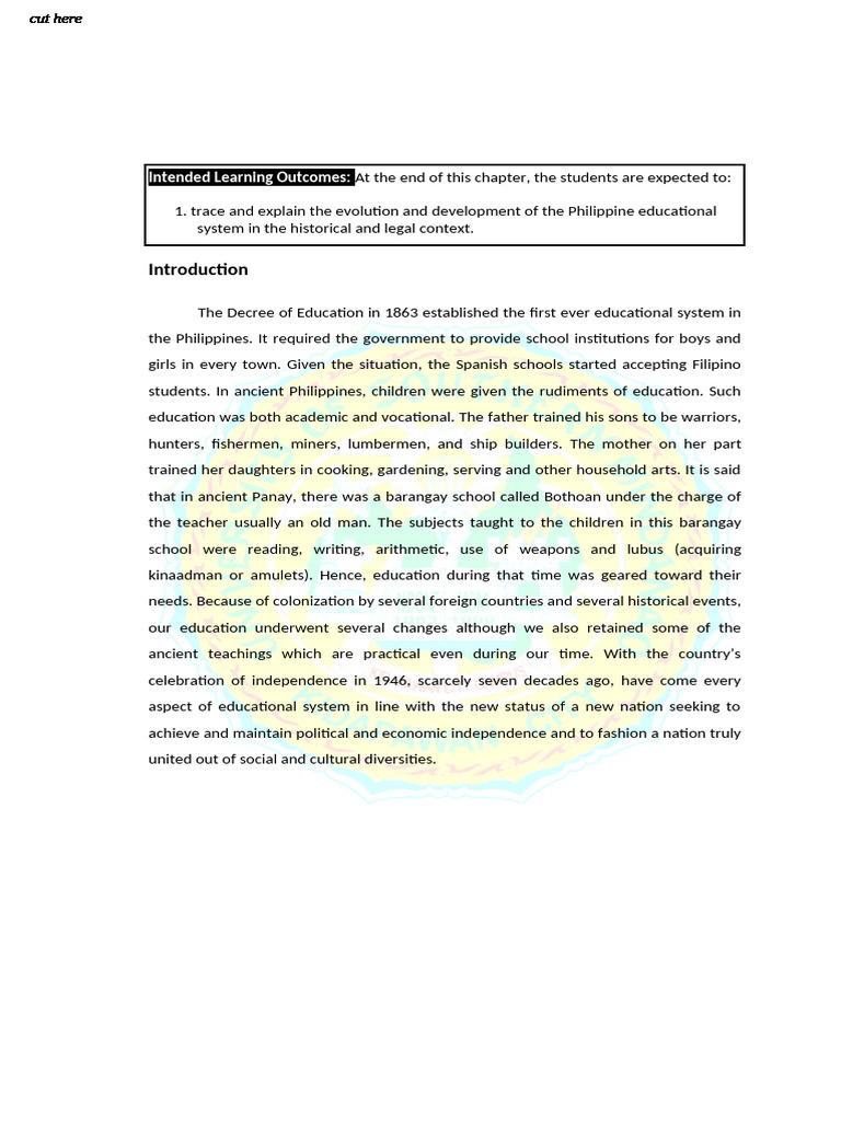 Unit 2 - Historico Legal Foundations of Education | PDF | Intellectual ...