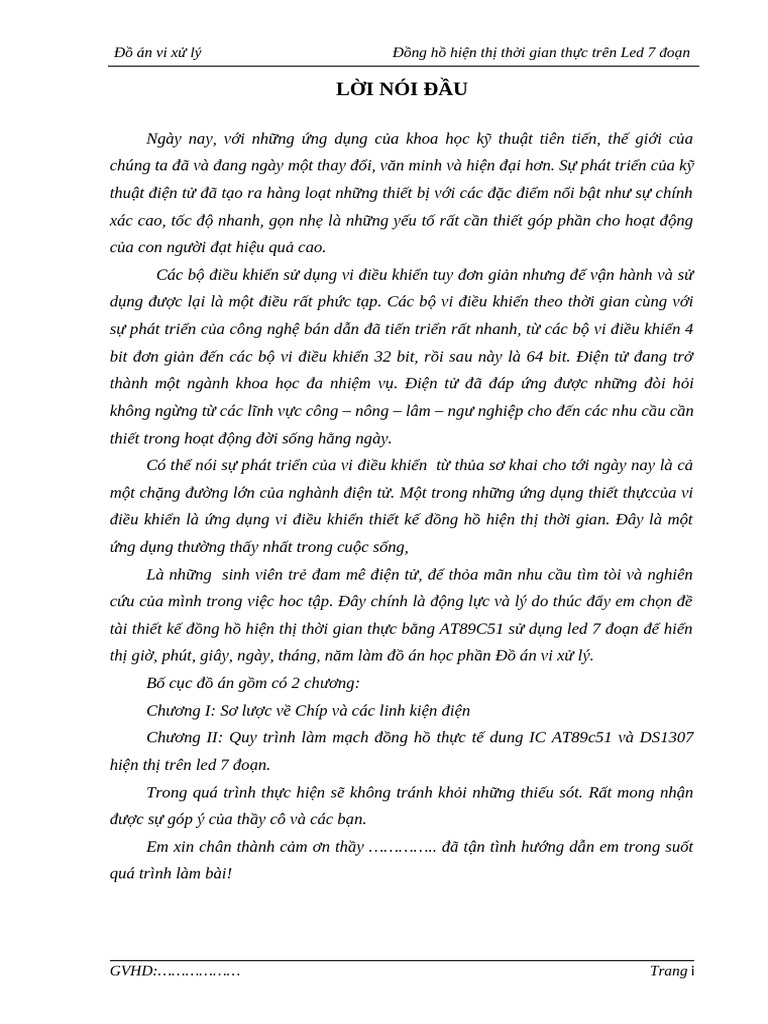 (123doc) NG Ho Hien Thi Thoi Gian Thuc Tren Led 7 Doan PDF | PDF