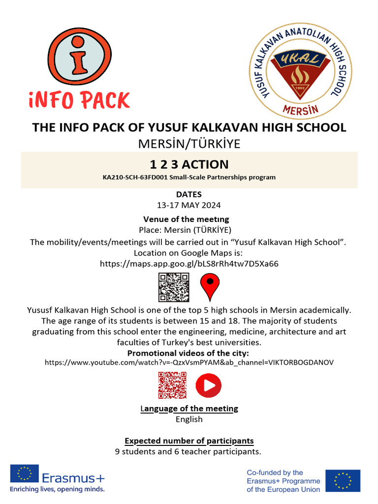 Yusuf Kalkavan High School INFO PACK | PDF