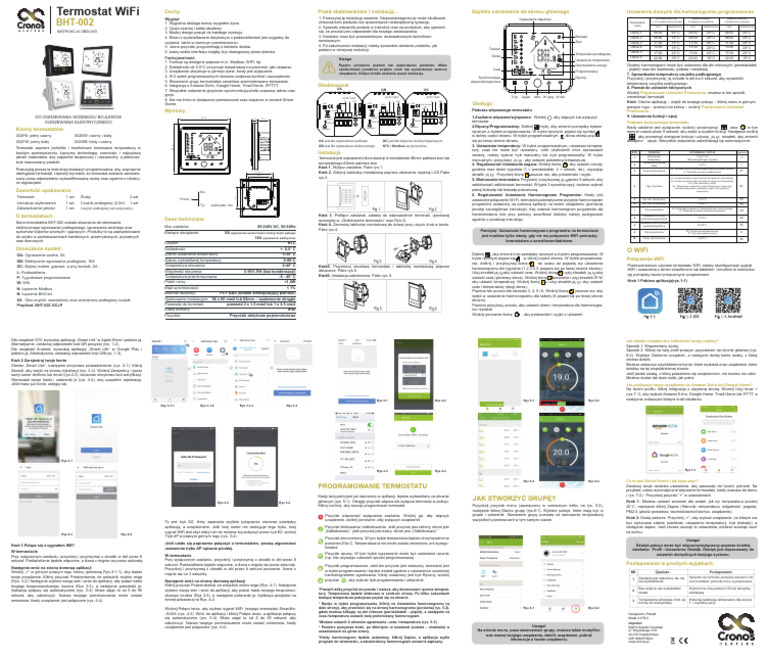 BHT 002 ManualPL | PDF