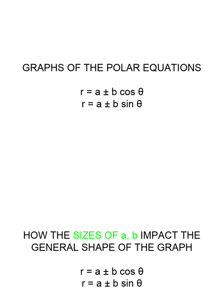 Math 43 Polar Graphs | PDF | Complex Analysis | Mathematics