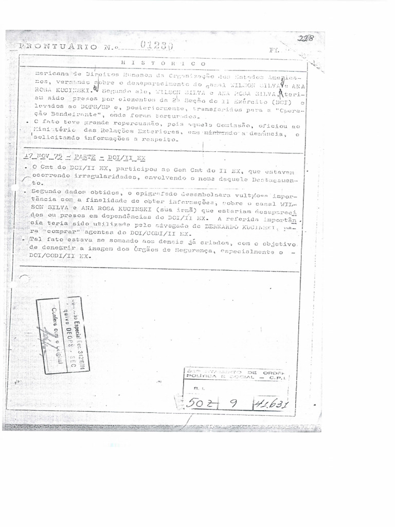 011 Prontuario Dops | PDF