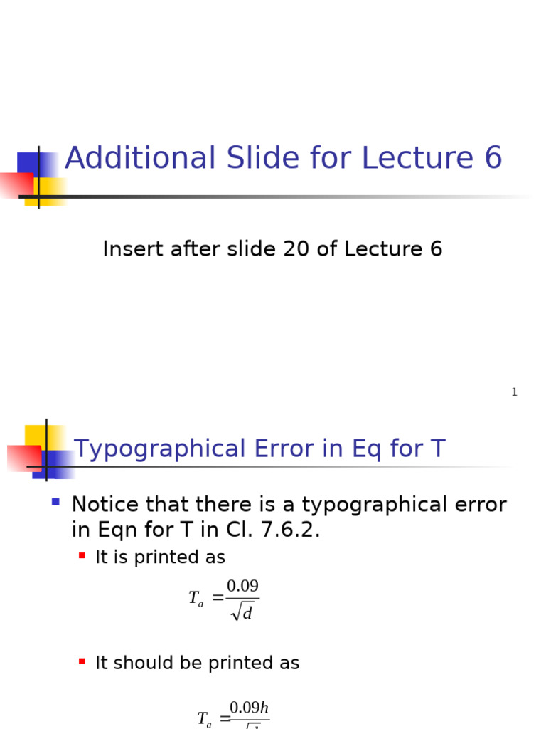 Addendum Lecture 6 Slide | PDF