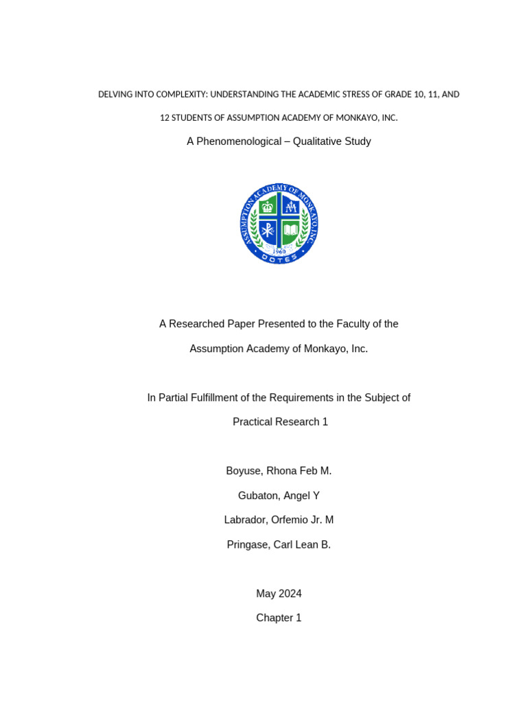 Manuscript Research Pdf Stress Biology Psychological Resilience