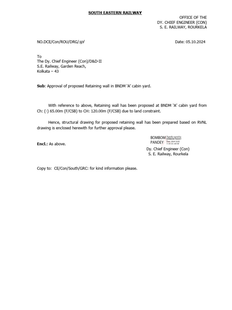 retaining wall letter | PDF