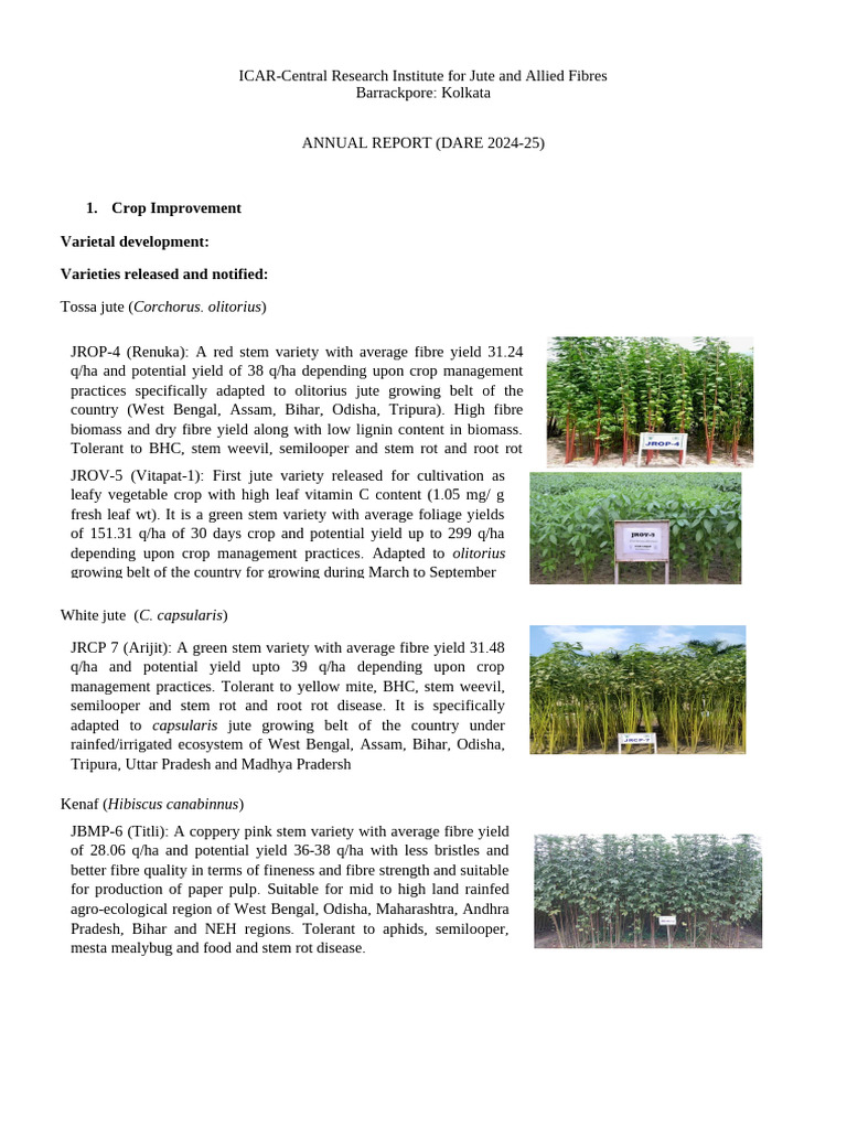 Final Dare Report 2024-25 | PDF | Agriculture | Ethanol