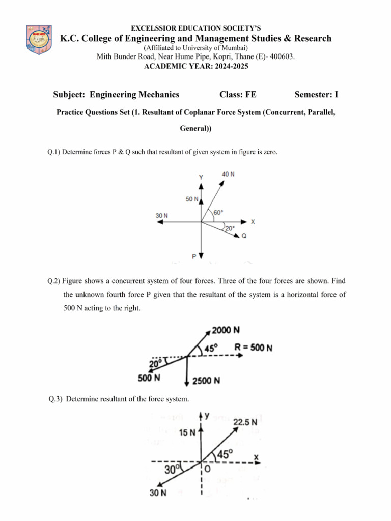 Practice Questions Set IA1 EM_24_25 Final | PDF