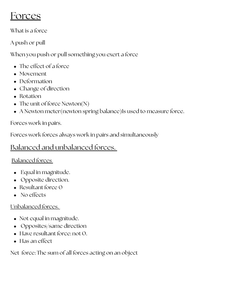 Physics Notes 20241010 102305 0000 Pdf Force Series And Parallel