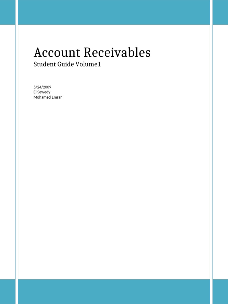Receivables | PDF