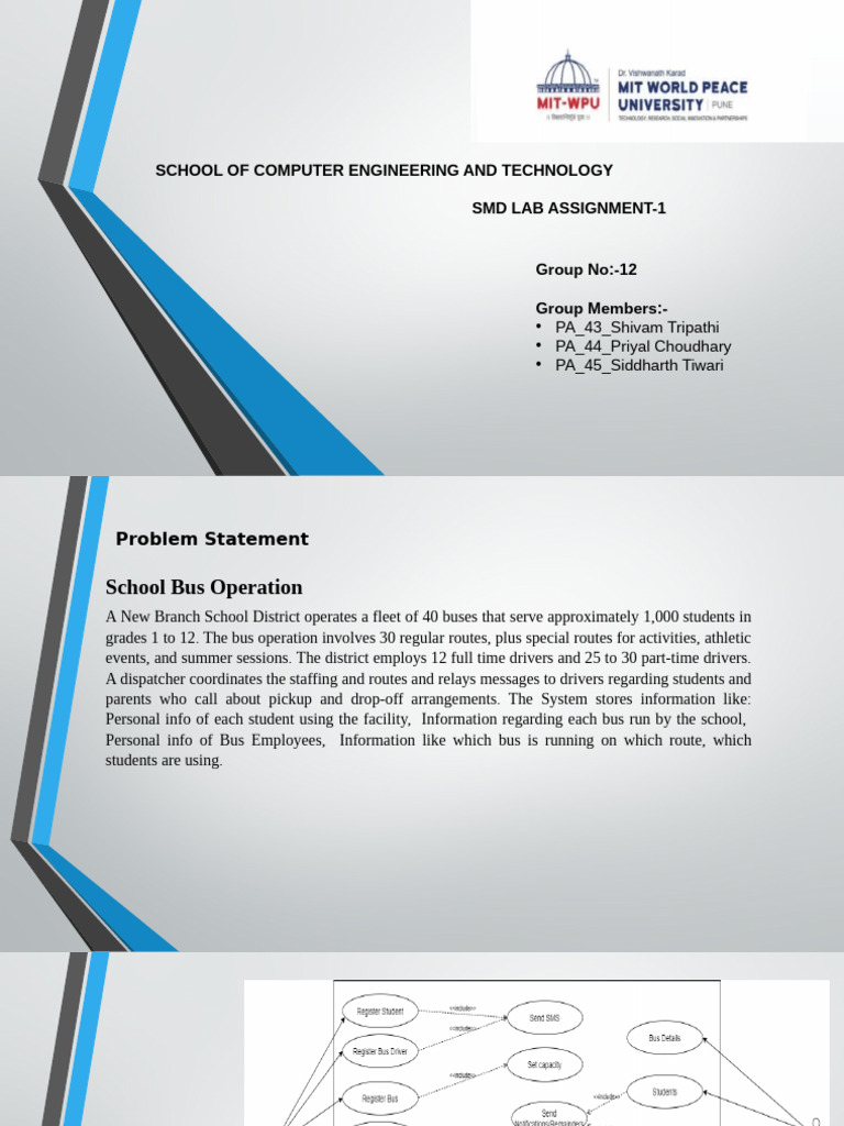 GRP - 12 (43,44,45) SMD - LAB 1 | PDF | Bus | Computing