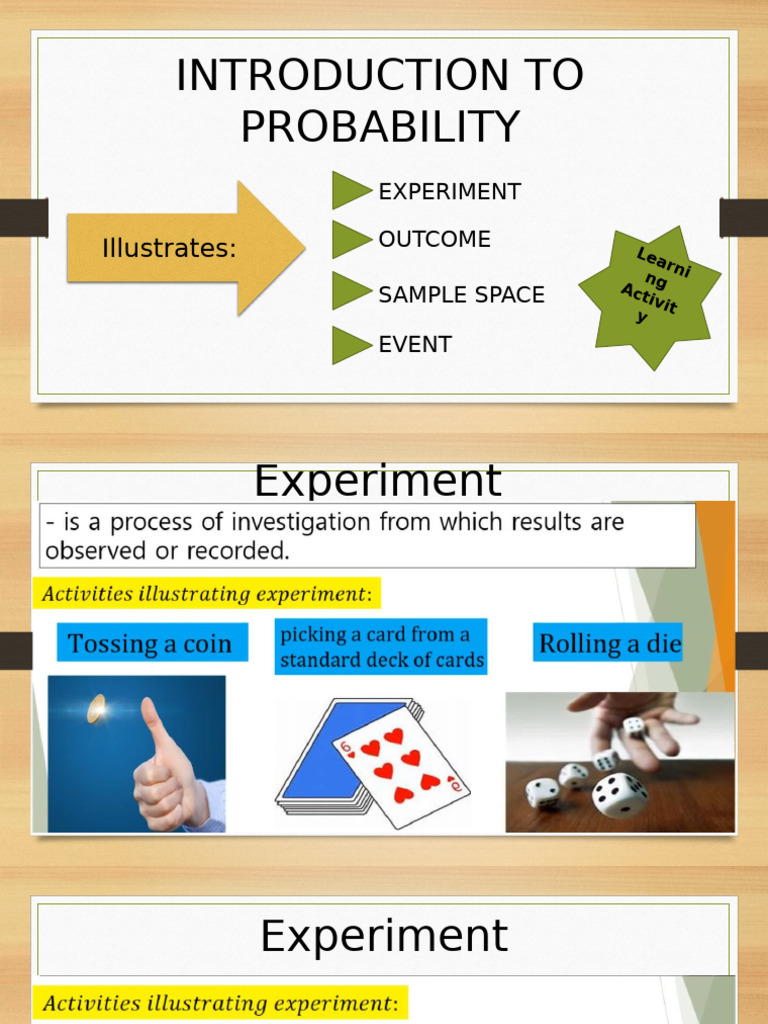 Introduction To Probability | PDF | Teaching Methods & Materials