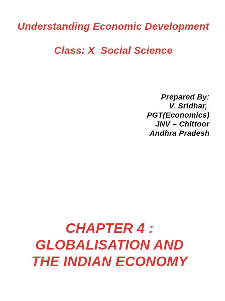 GLOBALISATION AND THE INDIAN ECONOMY1 | PDF | Multinational Corporation | Globalization